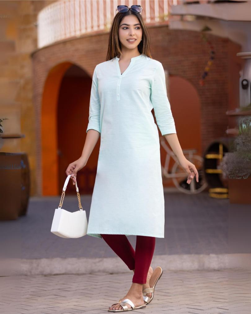 Classic Mint long kurta for women ethnic, casual & formal kurties for ...